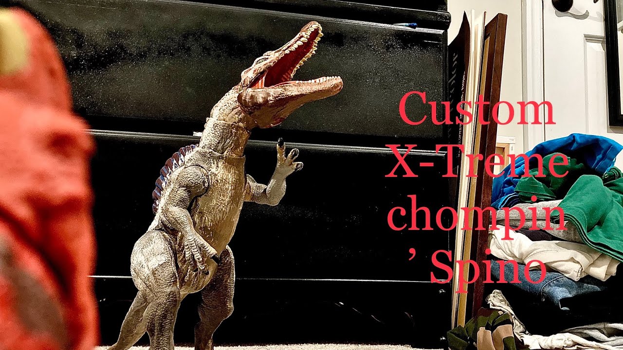 Custom Jurassic Park 3 Spinosaurus Action Figure (Stop Motion) - YouTube