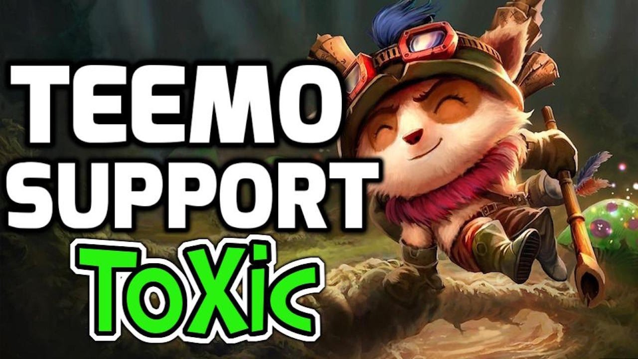 MOST TOXIC SUPPORT EVER TEEMO - League of Legends Season 6 - YouTube