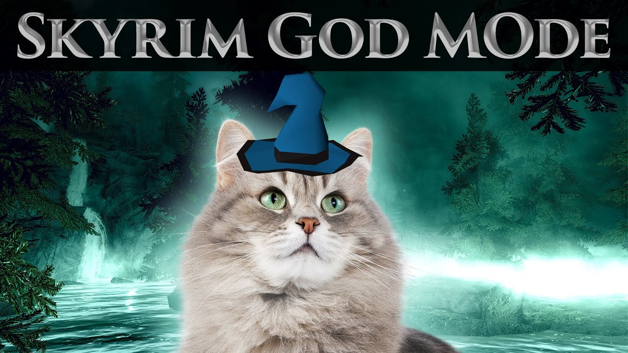 Yer A Wizard, Kitteh | Skyrim God Mode #8 - YouTube