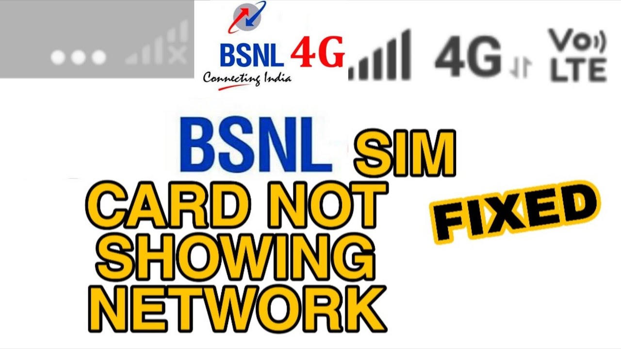 How To Fix BSNL Sim Not Showing Network Problem 2023 YouTube how-to-fix-bsnl-sim-not-showing-network-problem-2023-youtube