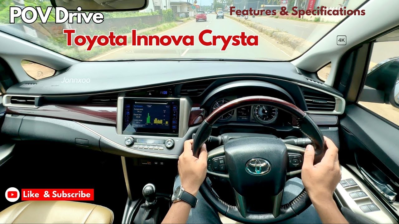 POV Drive | Toyota | Innova Crysta | 2.4 VX | Kerala Road | Jonnxoo ...