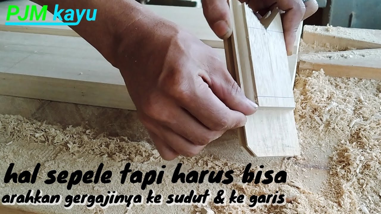 cara tukang kayu prostek sederhana di bagian purus jendela maupun purus ...