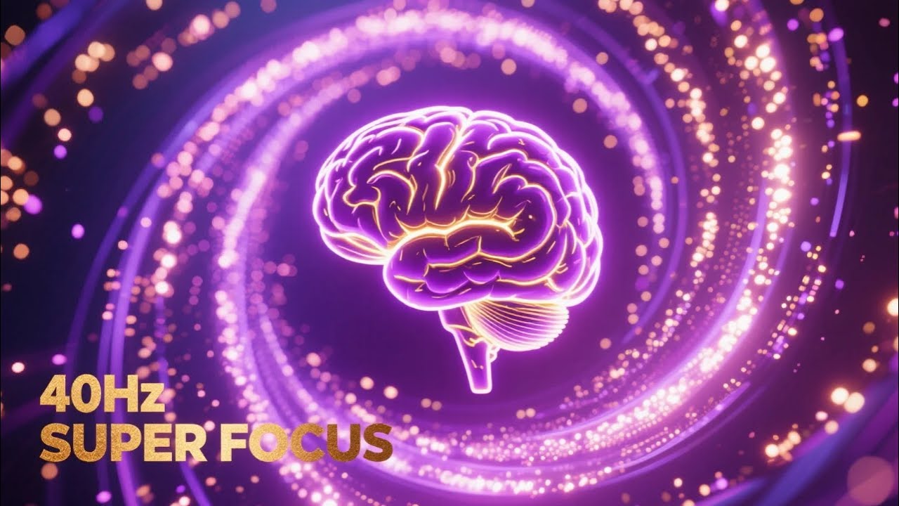 Master Deep Focus with Pure 40Hz Gamma Beats | Study Music for Learning ...