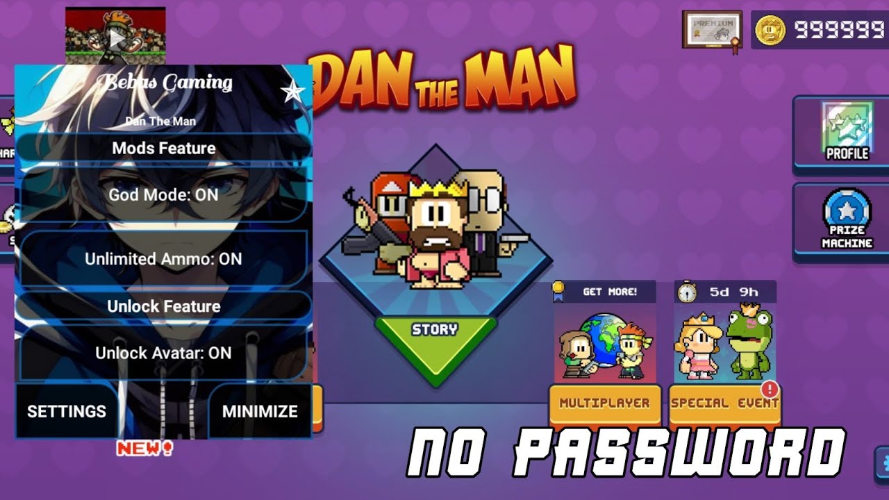 Dan The Man Mod Menu Version 1.11.70 | Link Mediafire | No Password ...