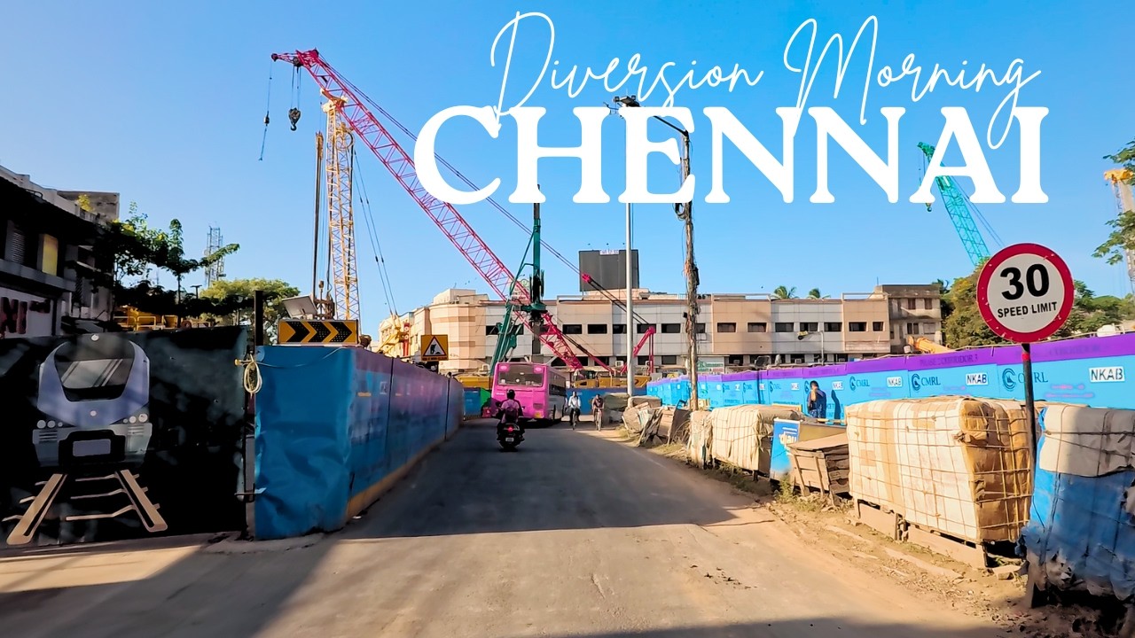 Chennai Diversion Morning | Mylapore Luz Corner [4K] - YouTube