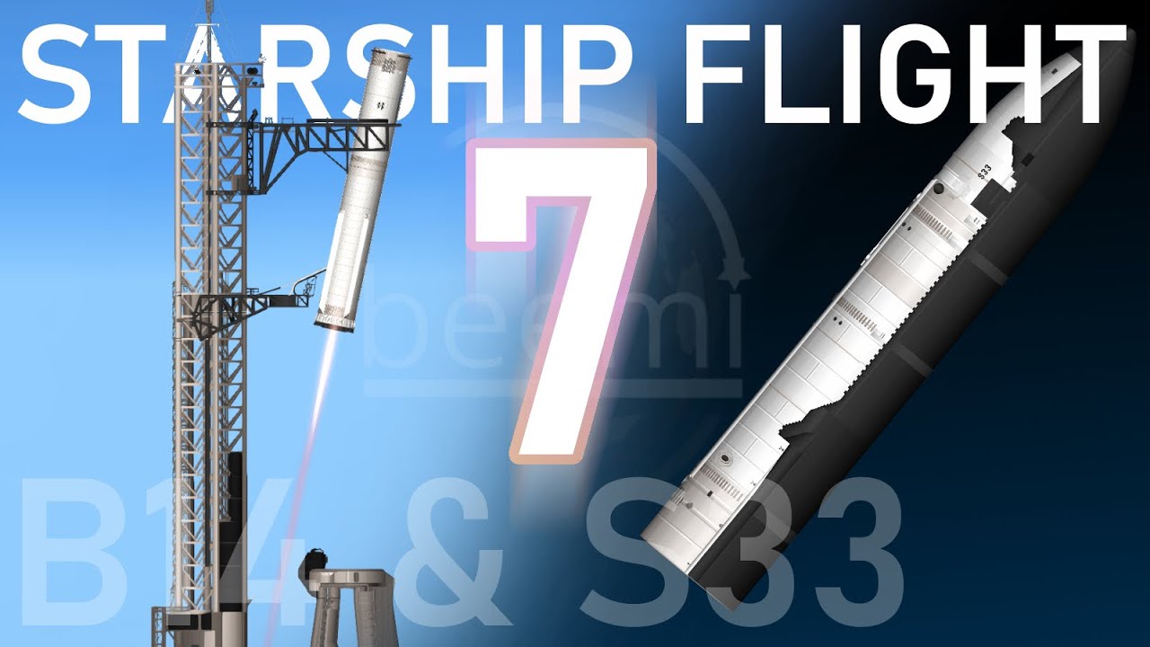Non-DLC Starship IFT-7 Recreation in Spaceflight Simulator - First ...
