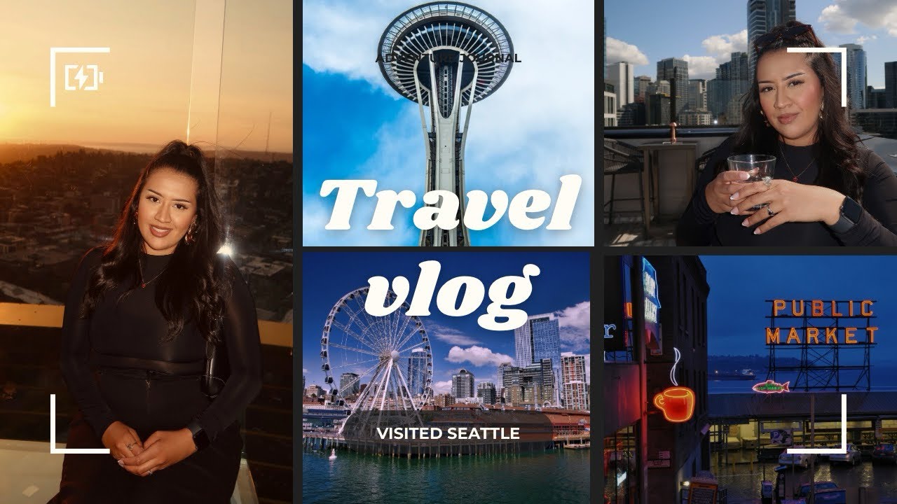 25th B-Day in Seattle 🗼🚢(Space Needle, 1st Starbucks, Chihuly Glass ...