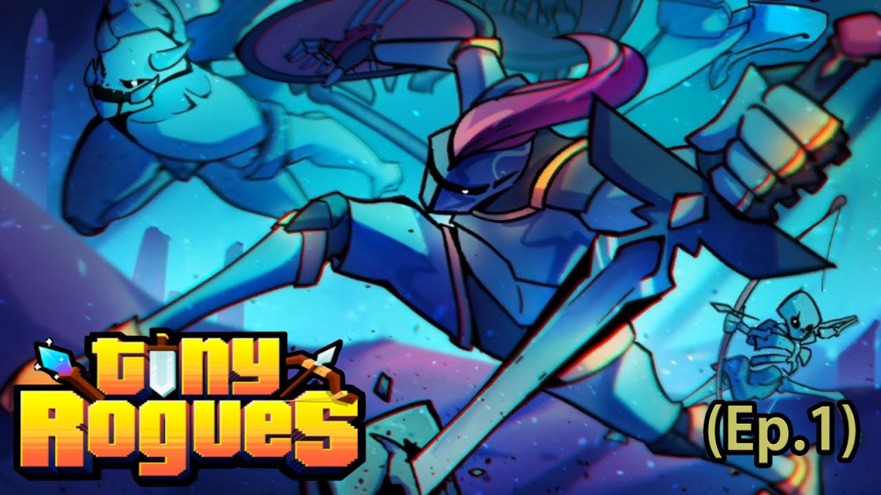 [타이니 로그] 한 번쯤 해 볼 만한 도트 로그라이크 탄막 슈팅 게임입니다 (Tiny Rogue_ep.1) - YouTube