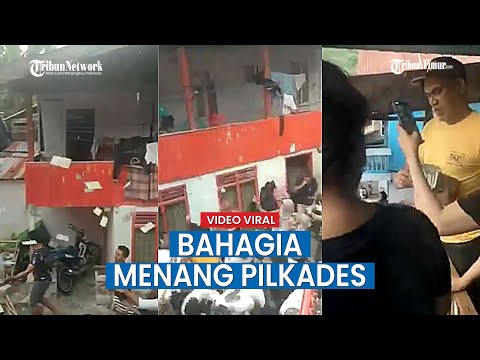 Viral Video Warga Hamburkan Uang hingga Jadi Rebutan, Bahagia Menang Pilkades