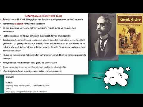 SAMİ PAŞAZADE SEZAİ  EDEBİYAT  HIZLI ÖĞRENİM SERİSİ
