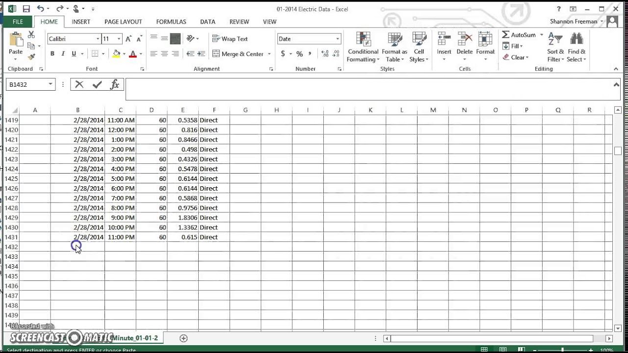 Student Created Excel Tip #1: Navigating Excel Spreasheets - YouTube