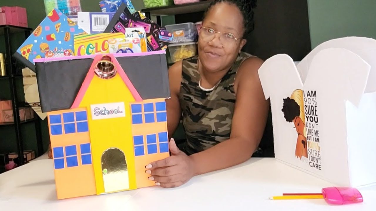 DIY School Box !! Testing its durability [Essential School Supplies ...