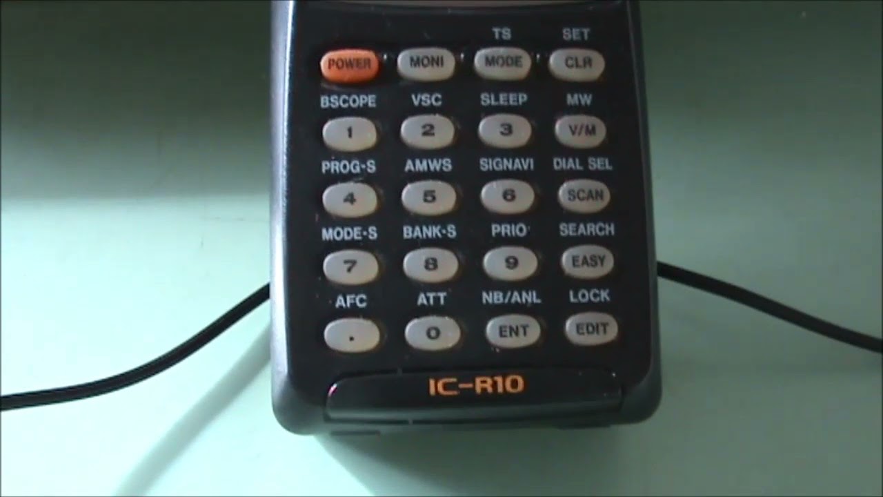 AIR BAND-Слушаем.Icom IC-R10. - YouTube