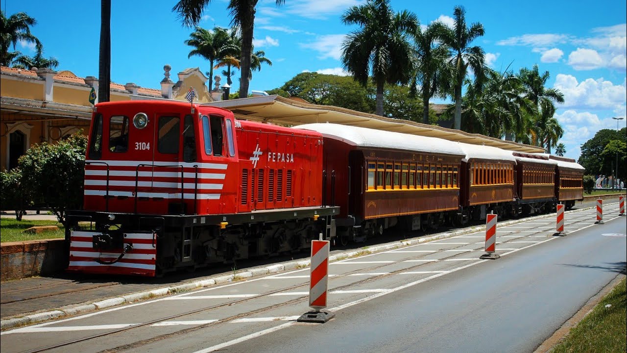 "Trem da Fepasa" Jaguariúna X Campinas / Loc.Diesel GE 64T Nº3104 ABPF ...