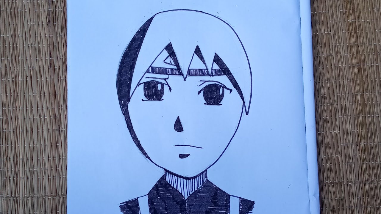 How to draw Inojin Yamanaka|| Easy drawing|| Step by step tutorial for ...