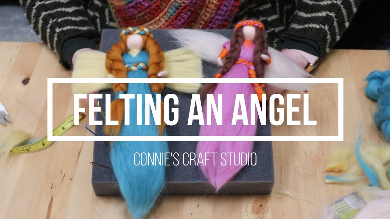 Felted angel | Tutorial | For BEGINNERS - YouTube