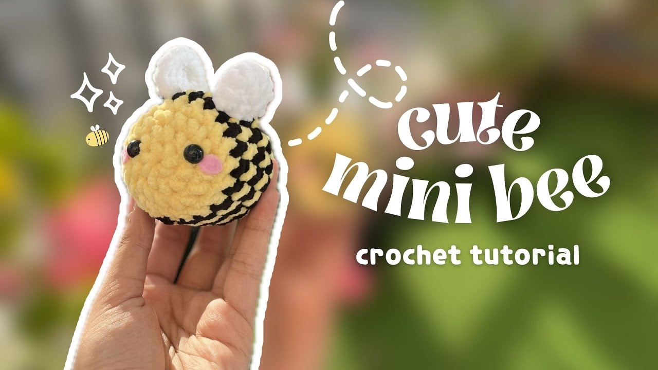 cute crochet bee tutorial // works up in less than 30 minutes ...