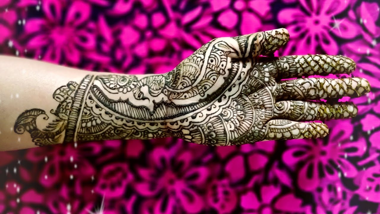 BEAUTIFUL MEHNDI DESIGN//MAHI ARTS. - YouTube