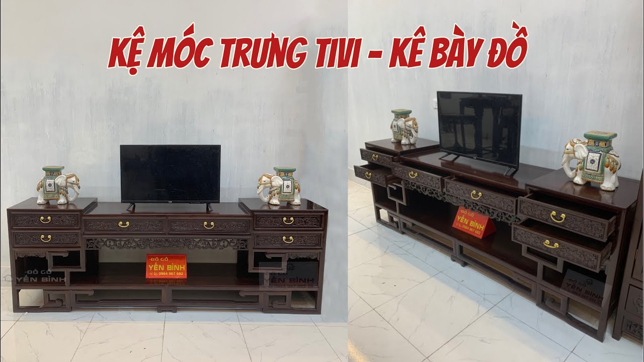 Báo giá kệ tivi - kệ móc mỏ trưng tivi , kệ bày đồ gốm sứ , tượng đồ ...