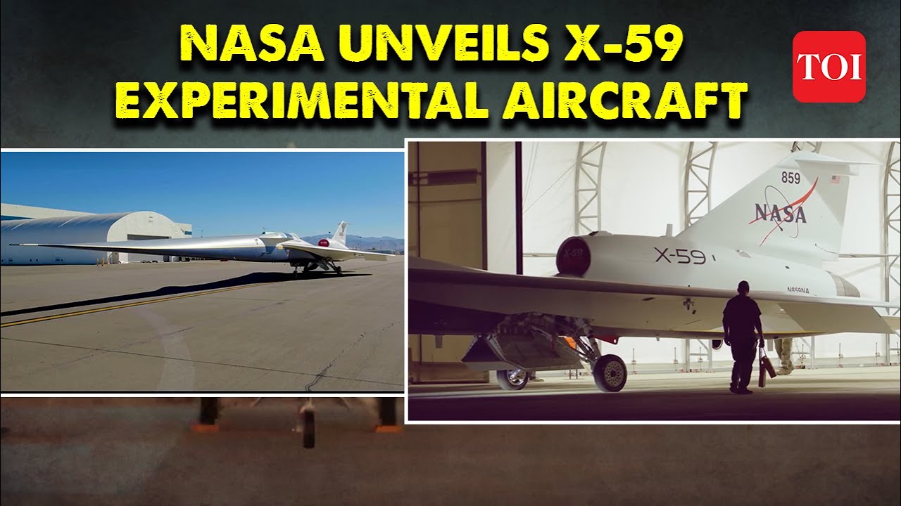 NASA Unveils Plane that 'Can Fly Faster Than Sound' | NASA and Lockheed ...
