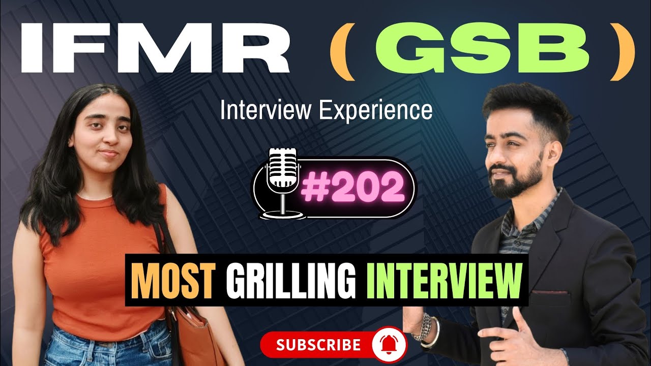IFMR Interview Experience By Sonal | Questions Asked | OFFLINE | 21st ...