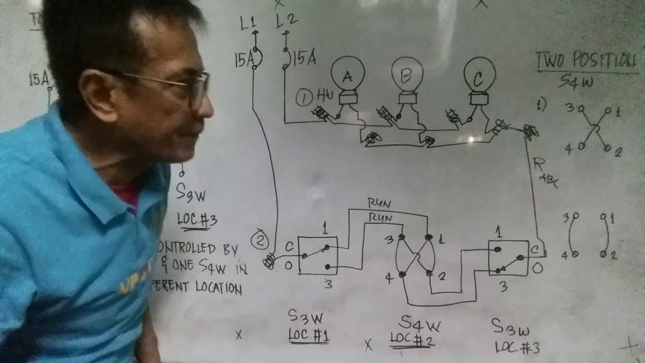 PART-1 THREE BULBS CONTROLLED BY 2-S3W AND 1-S4W IN 3-DIFFERENT ...