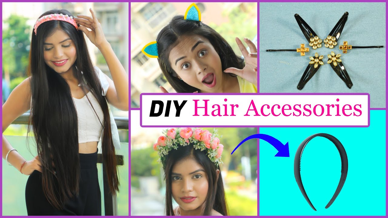 7 Back To School FASHION HAIR Accessories | DIY Queen - YouTube