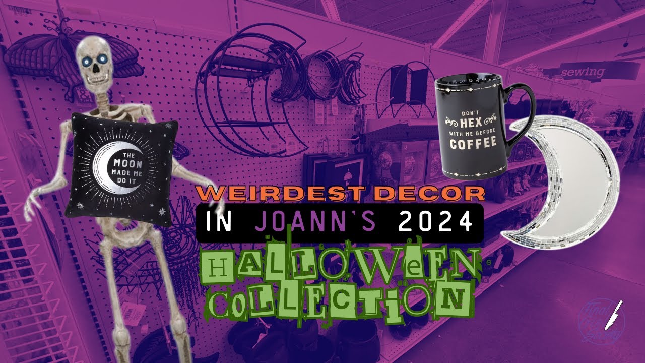 JOANN’s $500 skeleton + more weird 2024 Halloween decor - YouTube