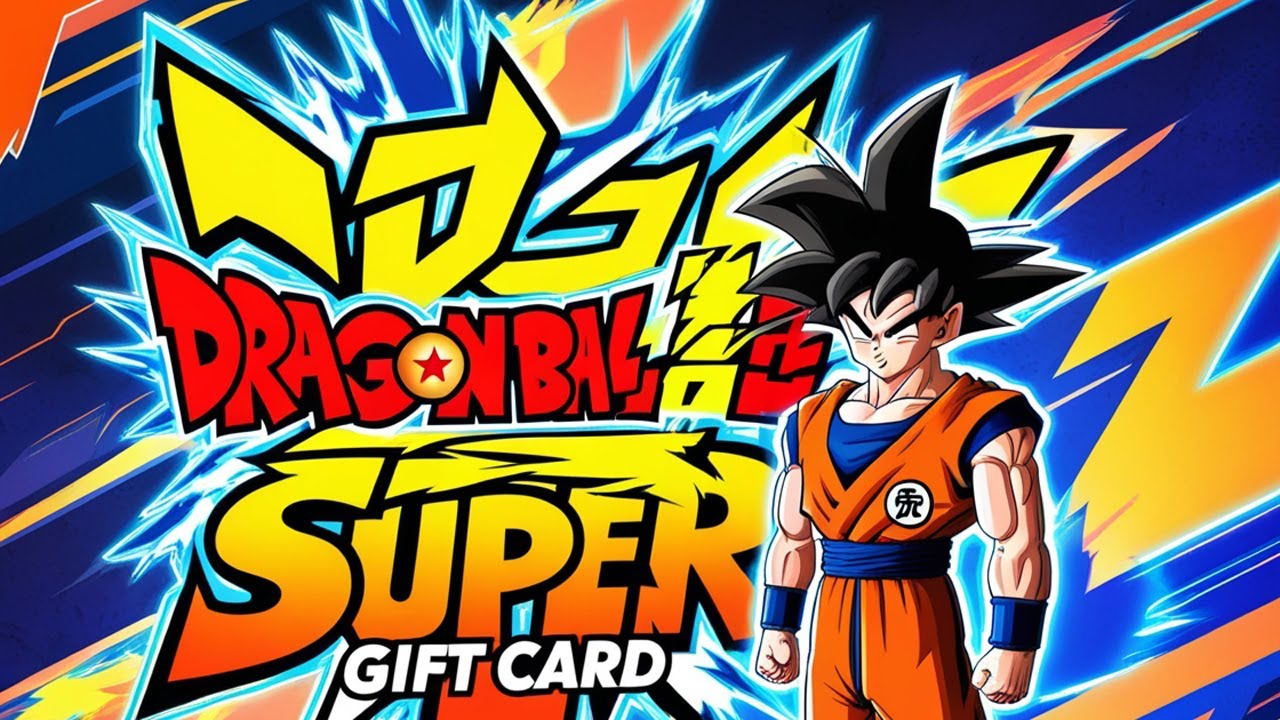 Dragonball Super Gift Card opening! - YouTube