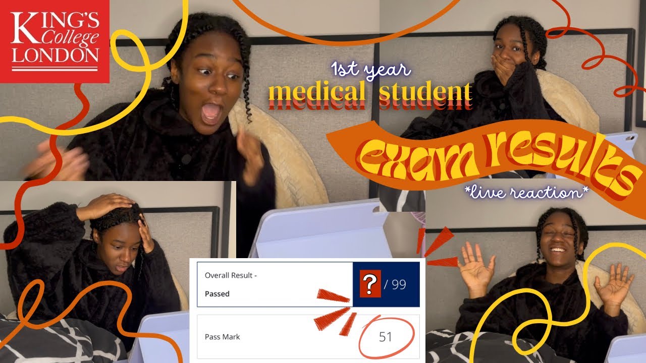 opening my MEDICAL SCHOOL EXAM RESULTS | 1st year KCL student end-of ...
