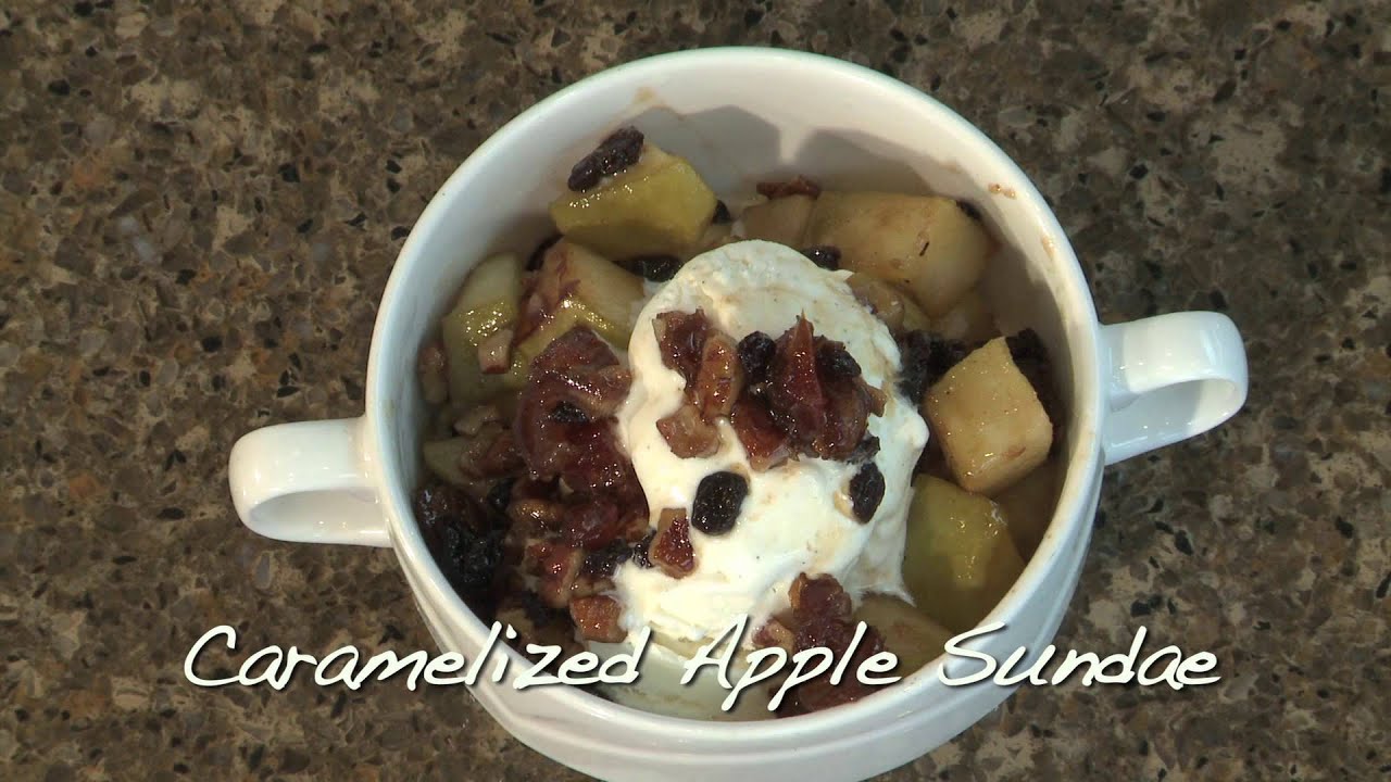 Caramelized Apple Sundae - YouTube