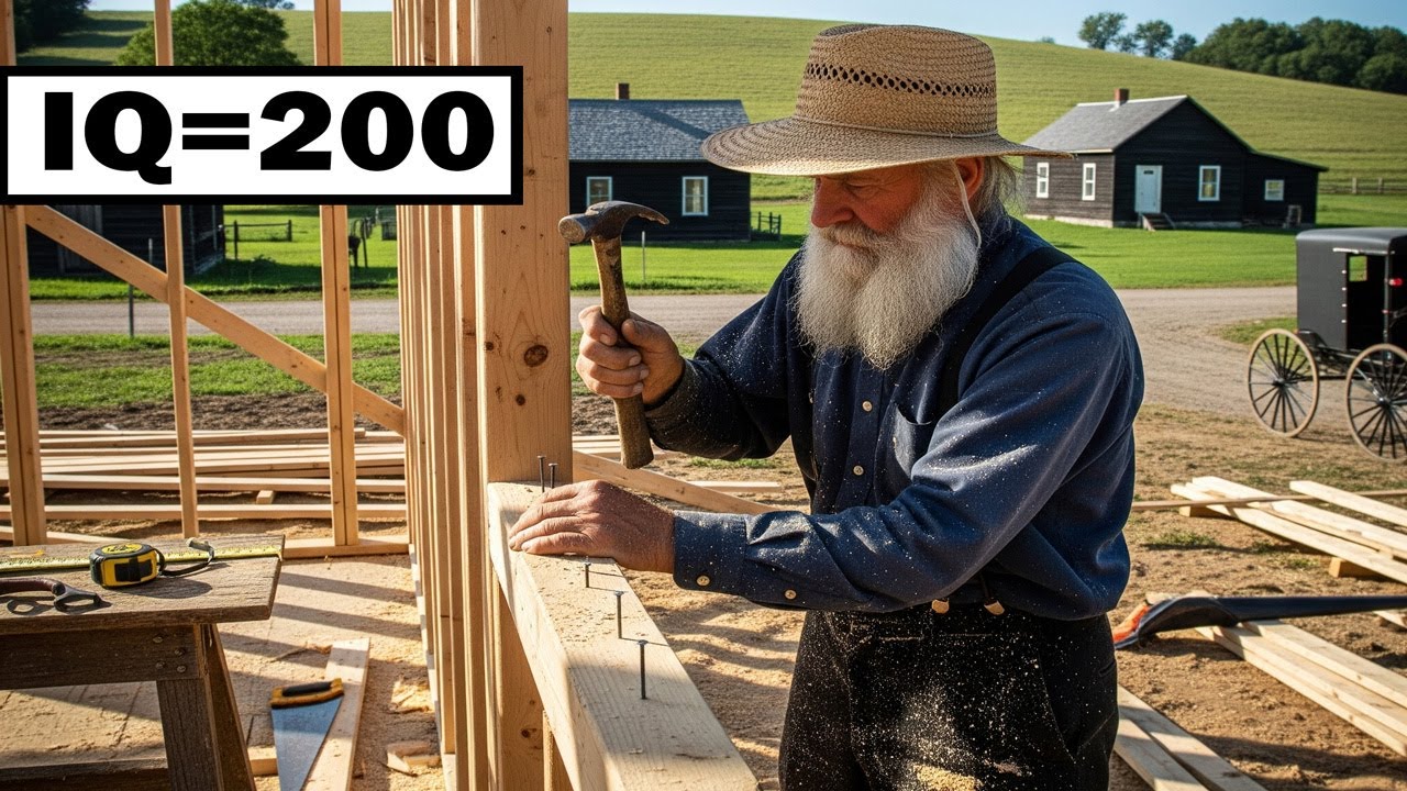How do the Amish build a house in one day? - YouTube