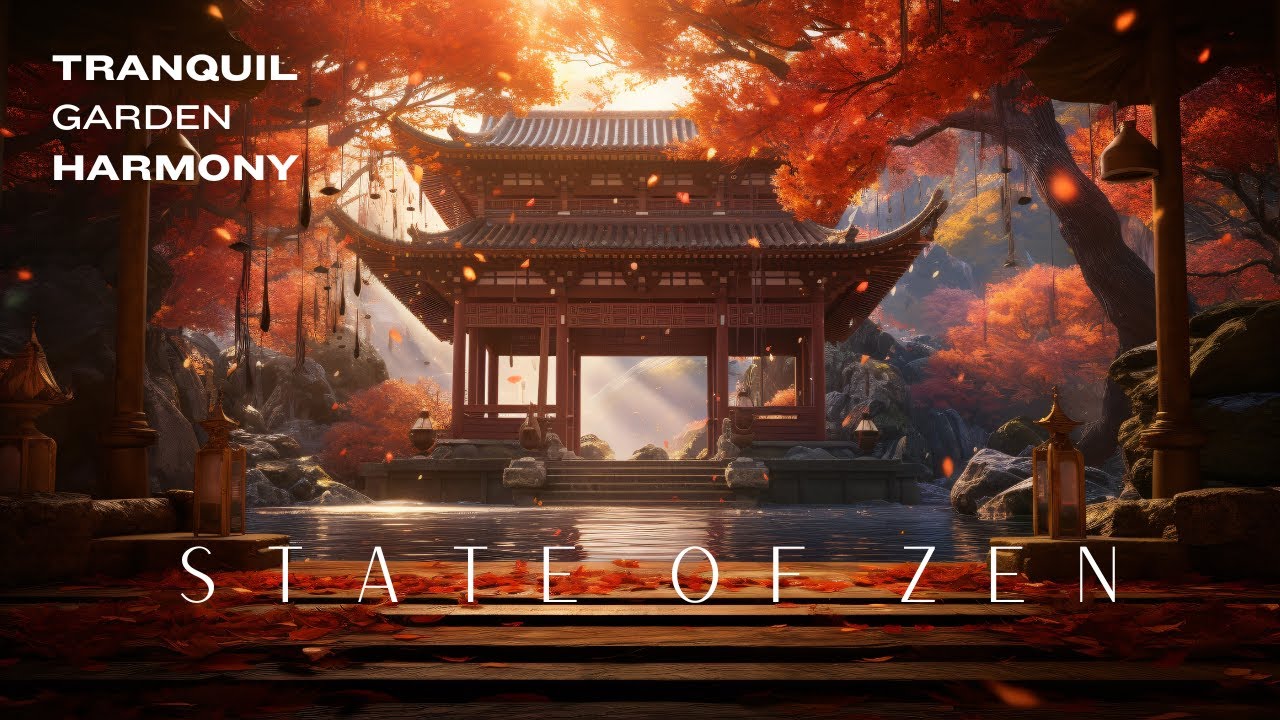 State of Zen Garden Harmony | Soothing Sleep Sounds | Calm Stress ...