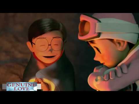 Kabhi Jo Badal Barse Unplugged | Nobita Shizuka Animated Version | Arijit Singh, shreya ghoshal |