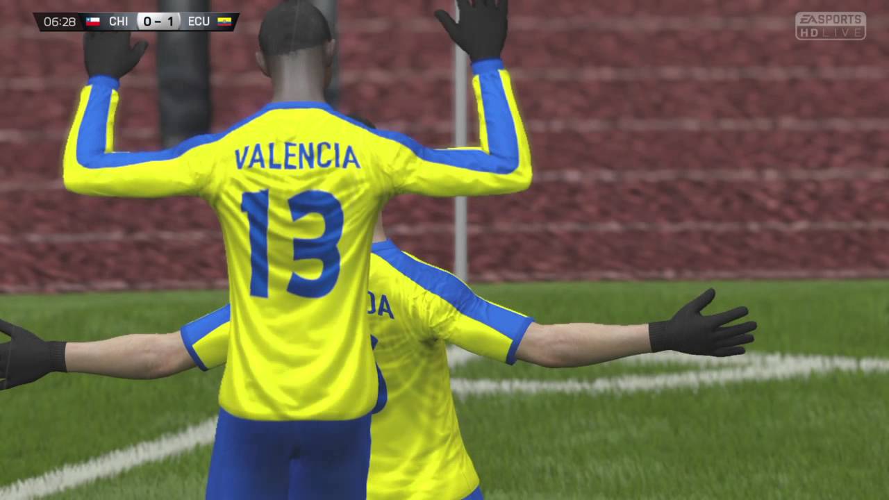 FIFA 15 simulación de la copa América Chile VS Ecuador - YouTube