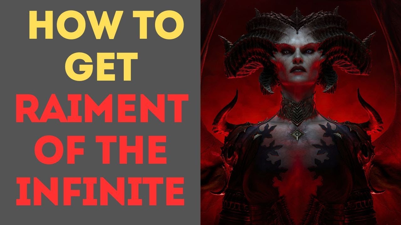 Diablo 4: How to Get Raiment of the Infinite - YouTube