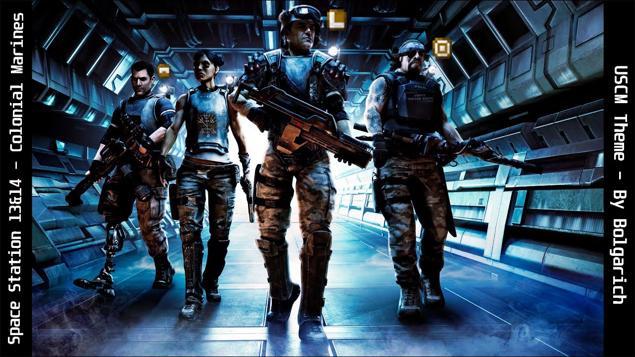 Space Station 13 & 14 - Colonial Marines - USCM Theme by Bolgarich ...