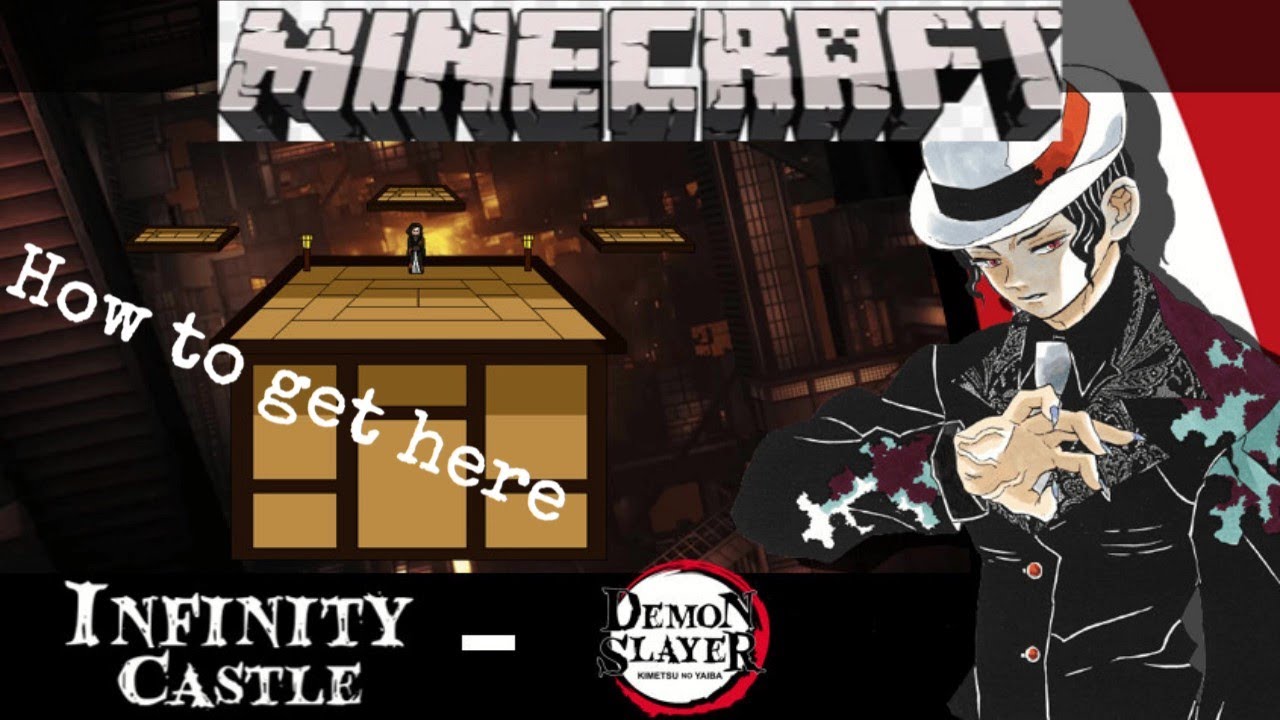How to get to Mugen castle in Minecraft Demon Slayer mod Update - YouTube