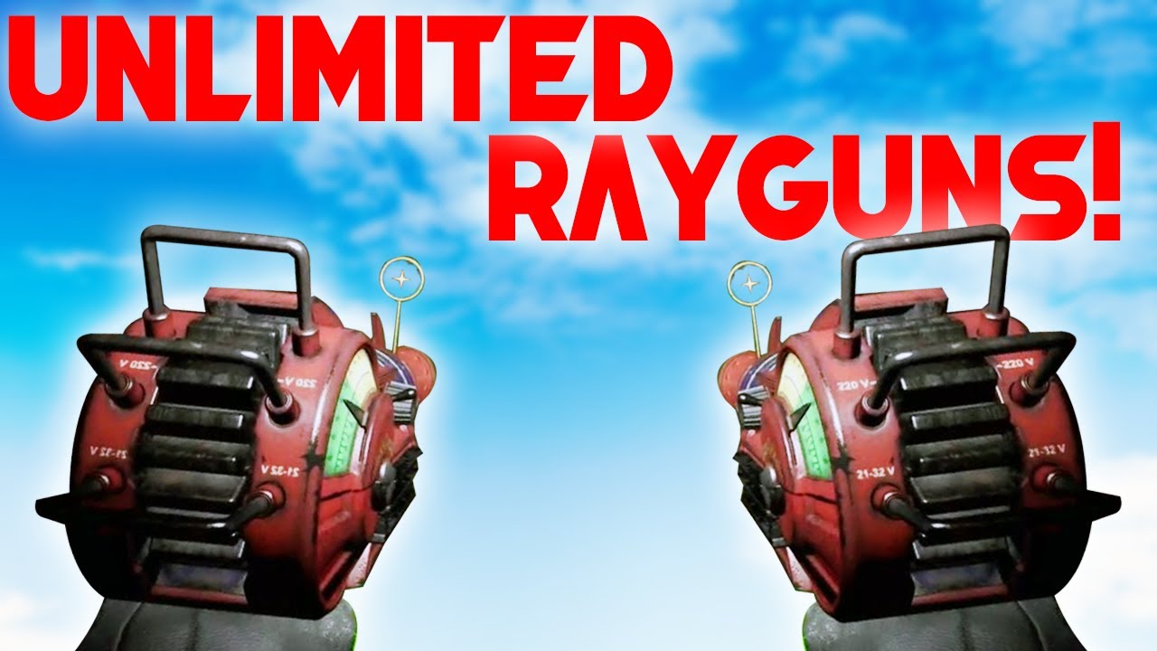 UNLIMITED RAYGUNS! DUAL WIELD RAYGUN! Cold War Zombies - YouTube