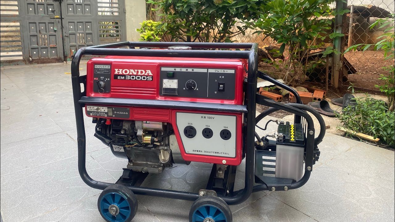 báo giá honda em 3000 vừa đề vừa giật zalo 0987 316 356 - YouTube