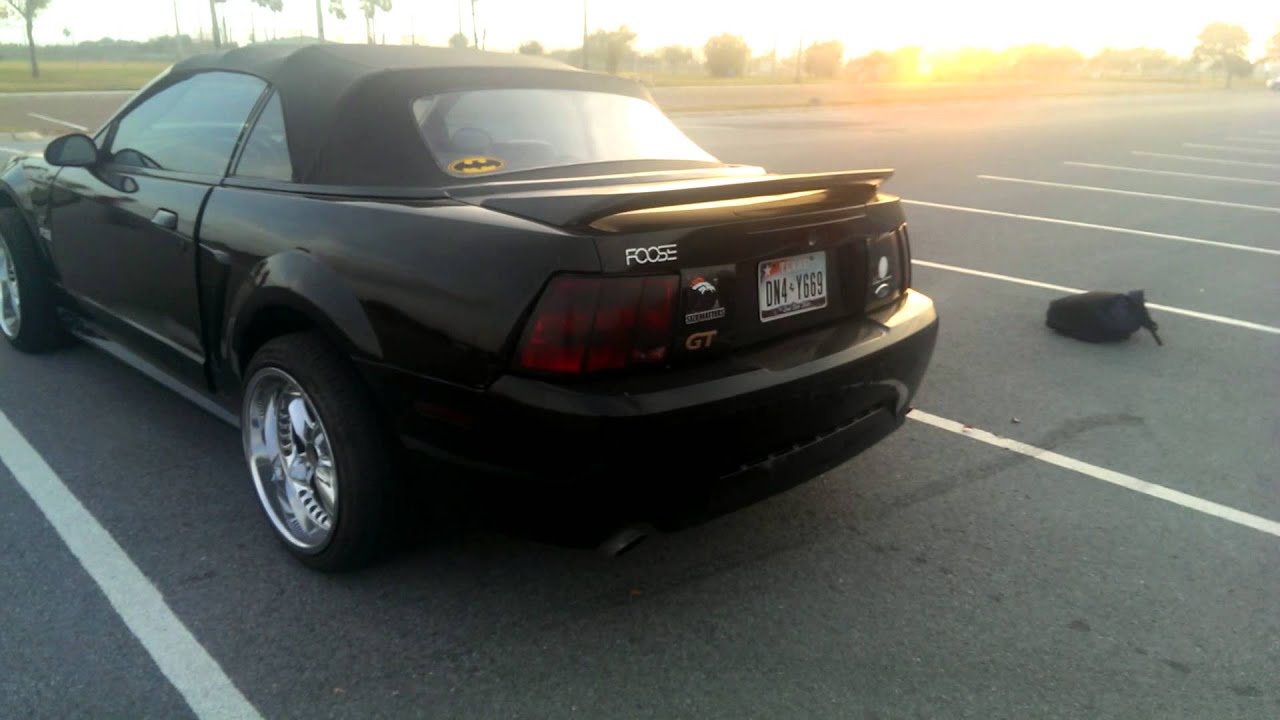 2000 Mustang GT Convertible (Black Beauty) - YouTube