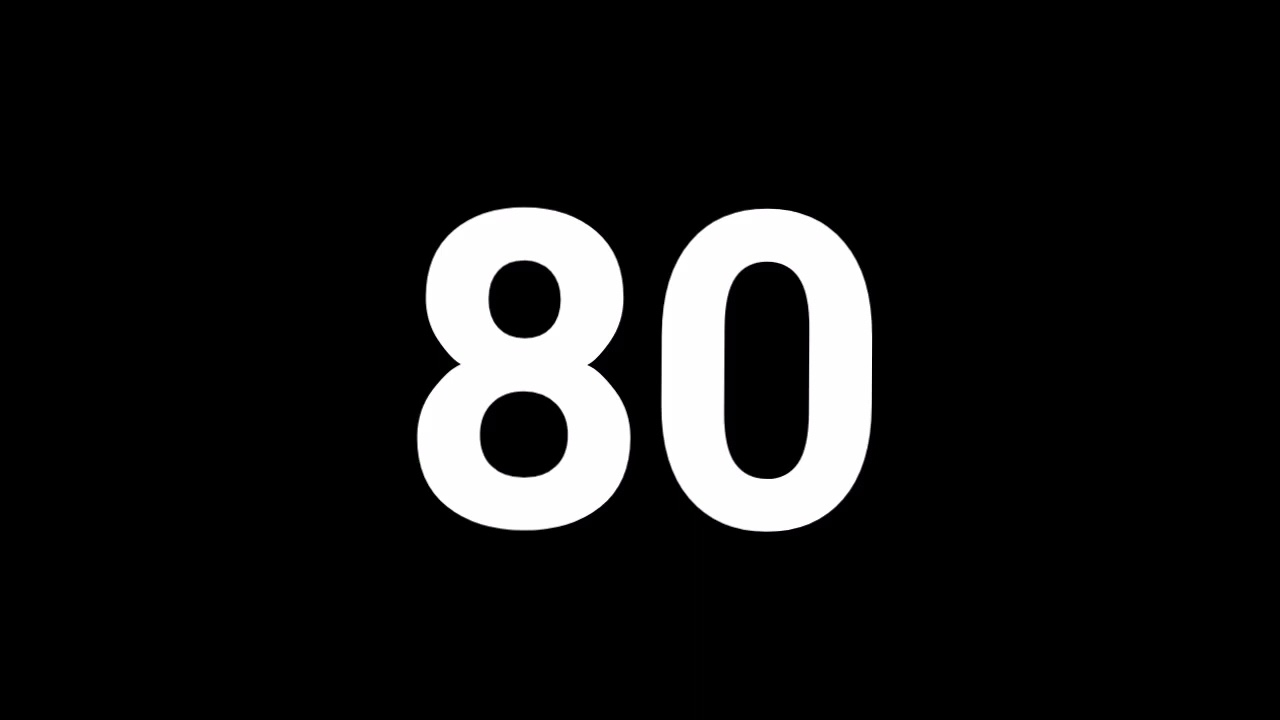 80 Number - YouTube