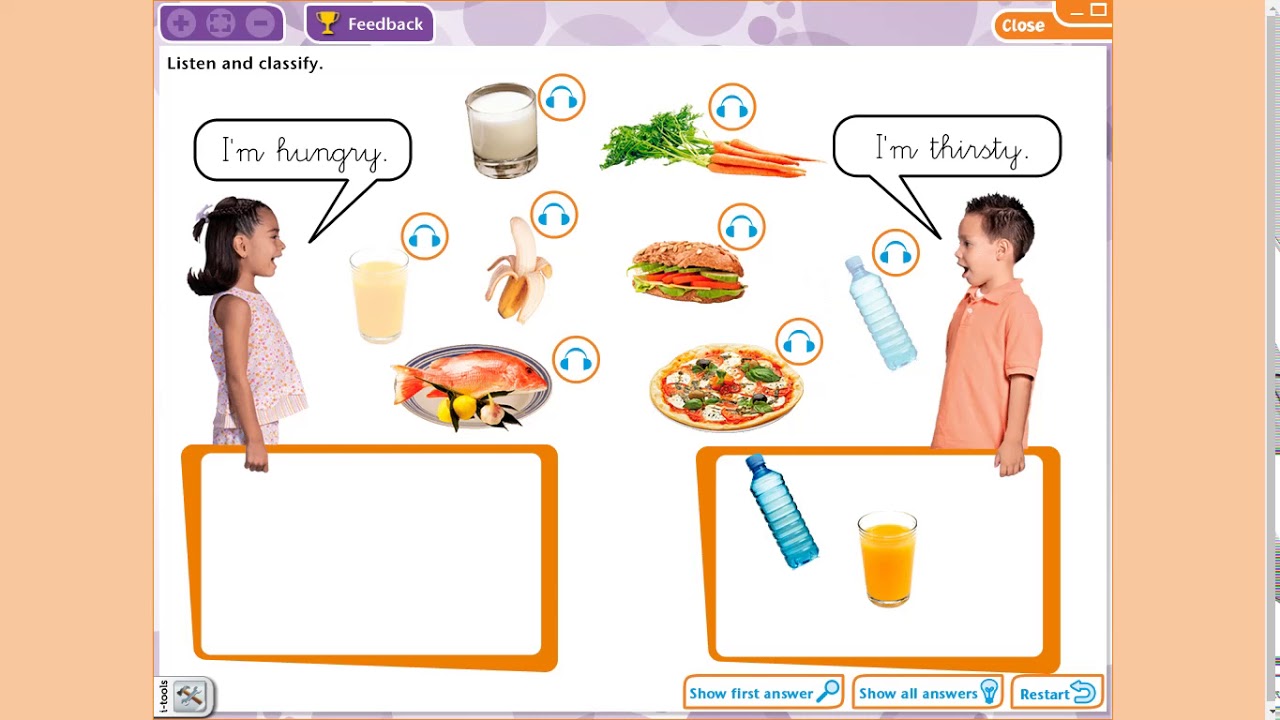 Activity "Listen and classify" - KIDS 1 - YouTube