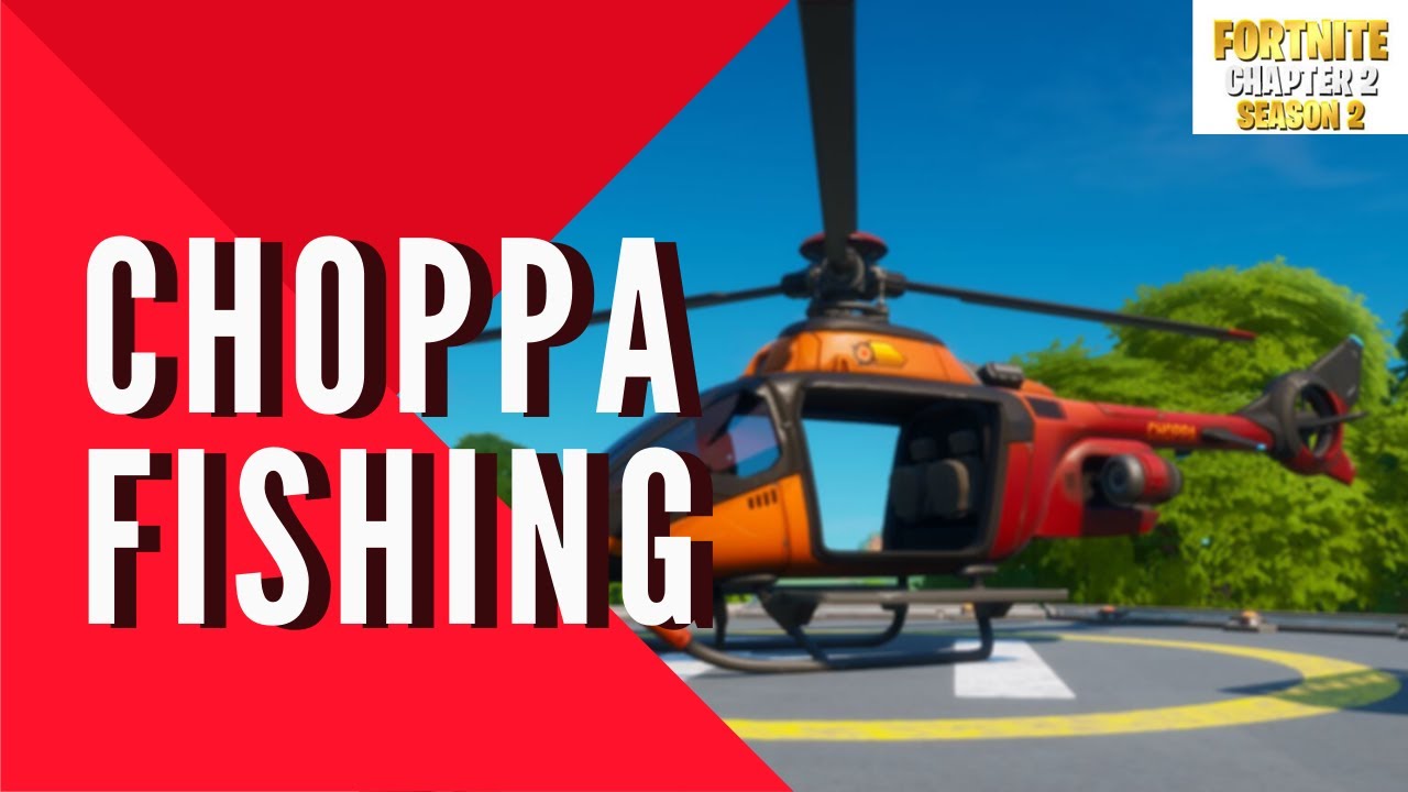 How to Catch fish While Riding In a Choppa In Fortnite - YouTube