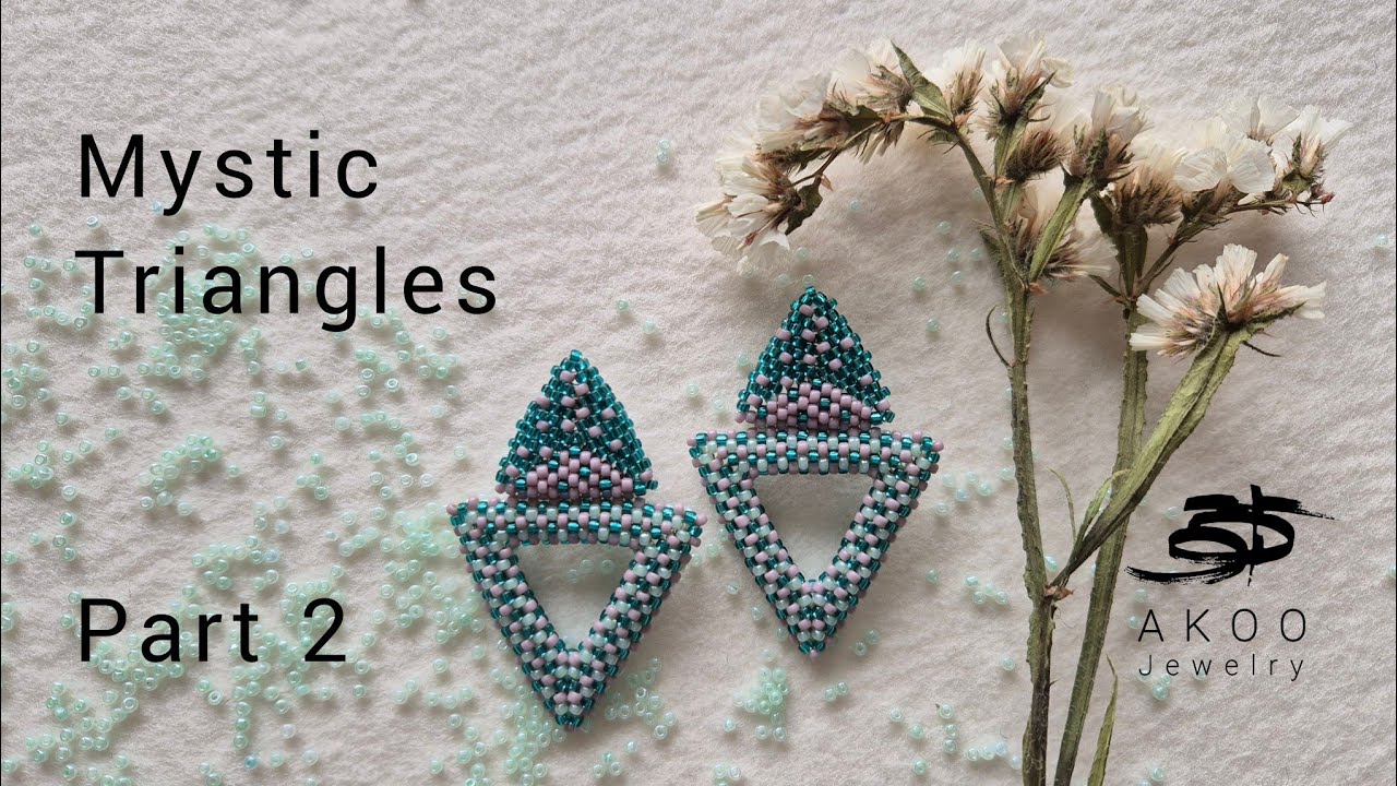 DIY Beaded Earrings Tutorial – Part 2 | Connecting & Finishing Peyote ...
