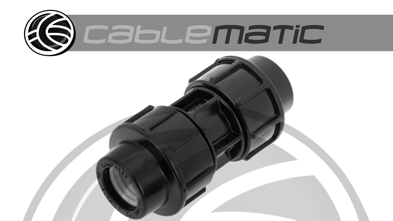 Enlace reducido de polipropileno- distribuido por CABLEMATIC ® - YouTube