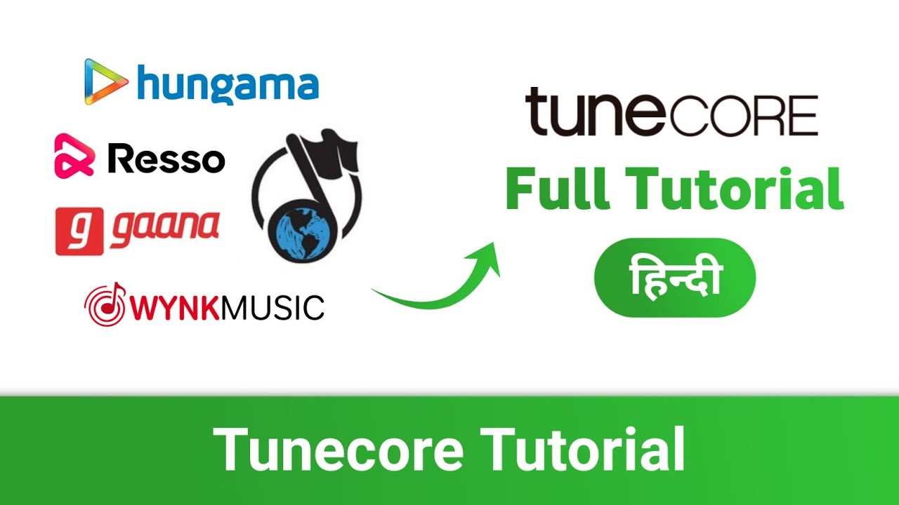 Tunecore Tutorial: Upload Your Music On Wynk, Hungama, Gaana, Resso & More - YouTube