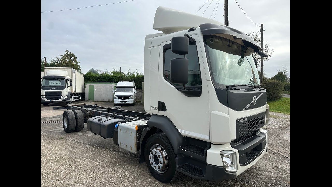 Volvo FL250 16 Tonne Chassis Cab For sale! Low mileage - YouTube