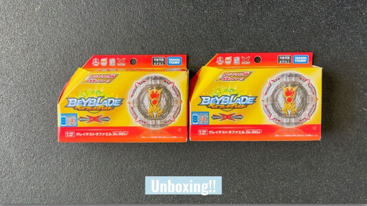 B-192 Greatest Raphael Over High Xtend+' Unboxing/vs The Beyblade ...