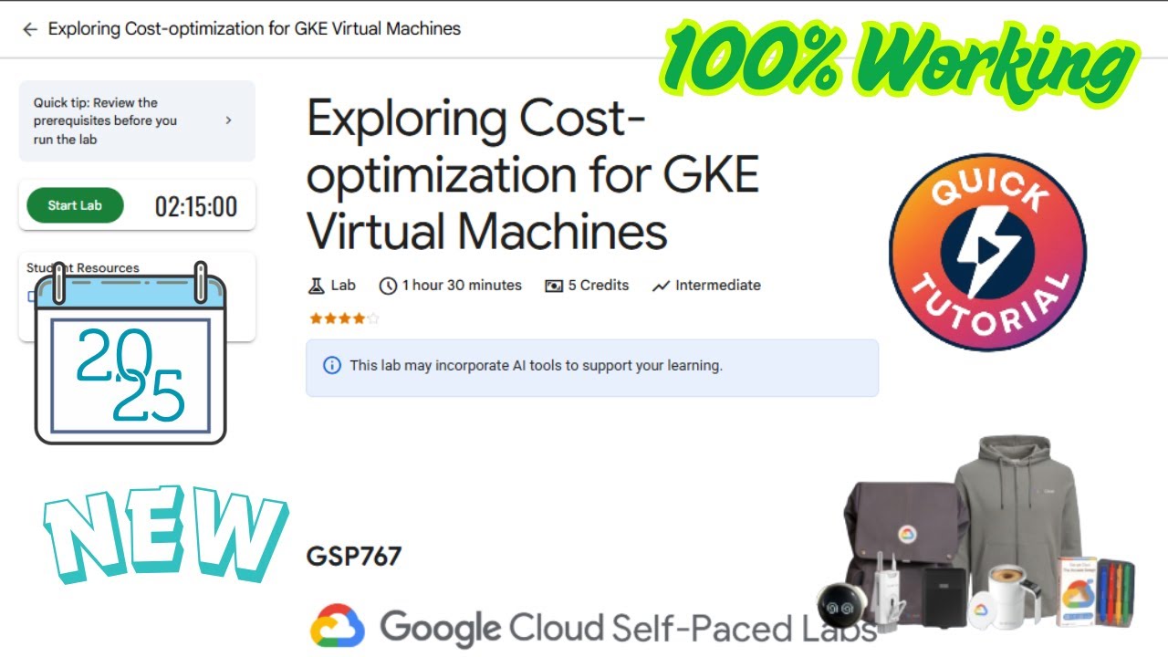 [NEW} Exploring Cost-optimization for GKE Virtual Machines || GSP767 || #qwiklabs #arcade - YouTube